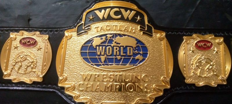 WCW World Tag Team Wrestling Champion Belt Dr Death Terry Gordy Old ...
