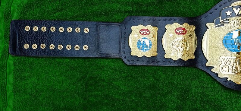 WCW World Tag Team Wrestling Champion Belt Dr Death Terry Gordy Old ...
