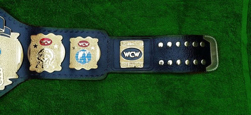 WCW World Tag Team Wrestling Champion Belt Dr Death Terry Gordy Old ...