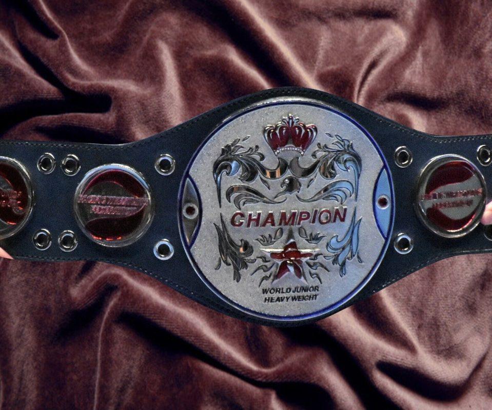 All Japan Pro Wrestling World Junior Heavyweight Championship Belt Hiro ...