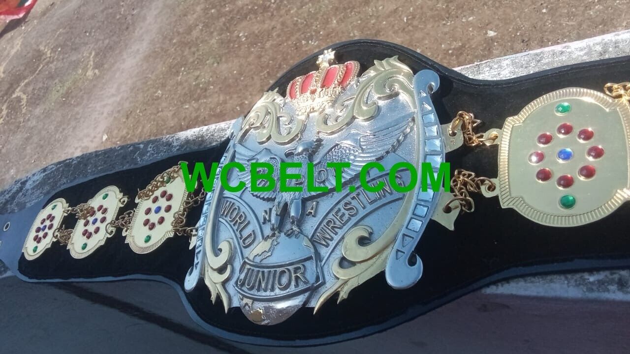 NWA International World Junior Jr Heavyweight Wrestling Champion Belt ...