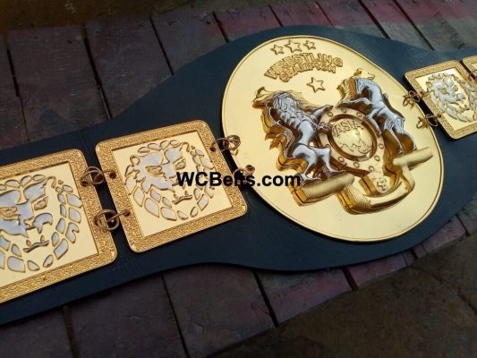 NJPW All Asia Tag Team Heavyweight Wrestling Champion Belt Japan Pro S ...